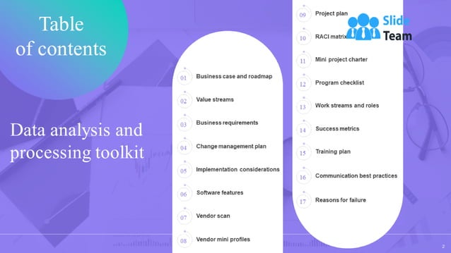 Data Anaysis And Processing Toolkit Powerpoint Presentation Slides 