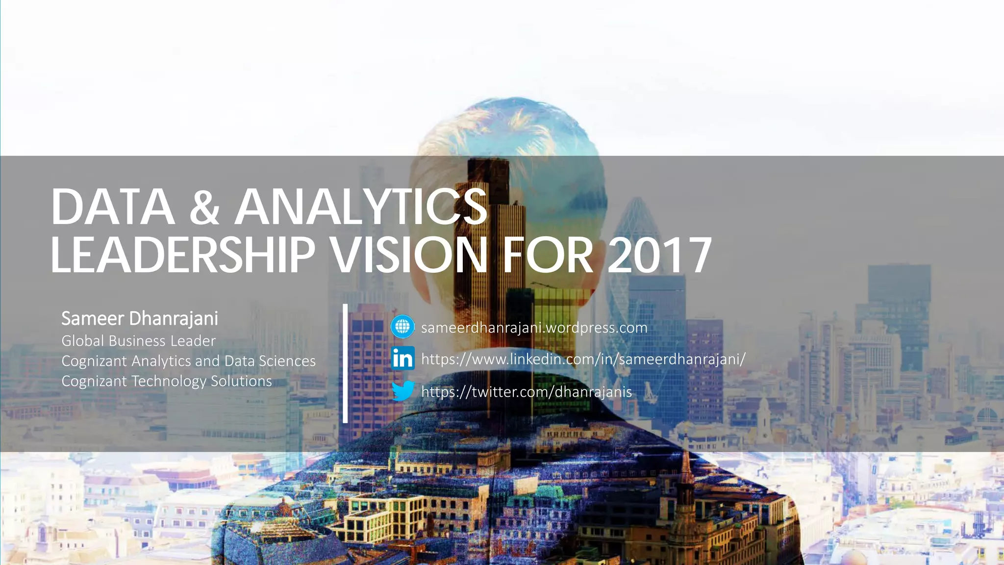 Data and analytics leadership vision for 2017 | PPT