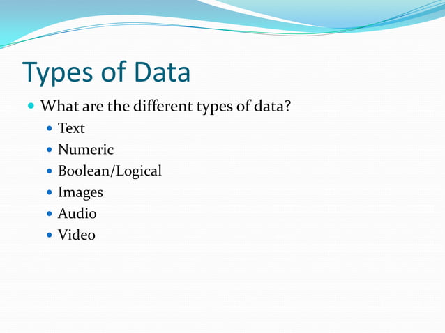Data and Information - Input, Process and Output | PPTX