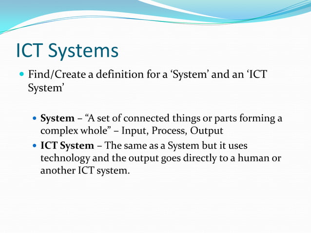 Data and Information - Input, Process and Output | PPTX