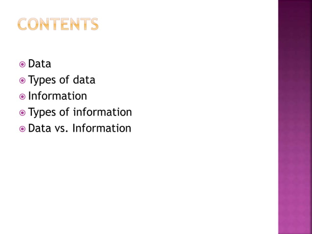 Data and information | PPT