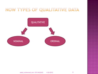Data and its types by adeel | PPTX