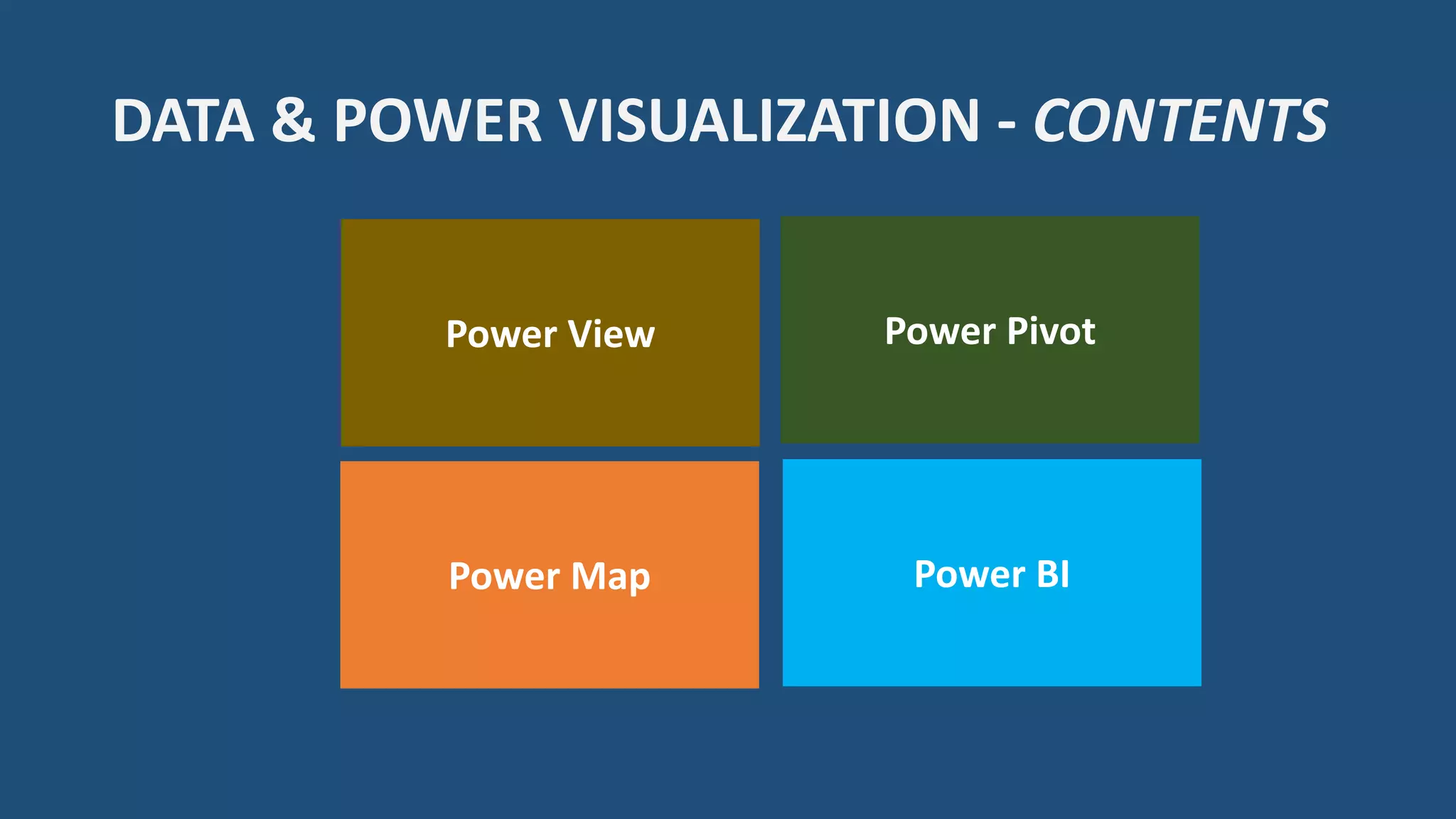 DATA & POWER VISUALIZATION | PPT