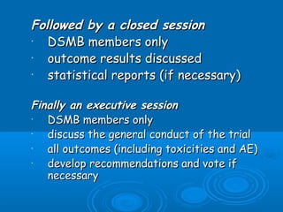 Data and safety monitoring boards | PPT