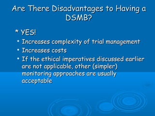 Data and safety monitoring boards | PPT