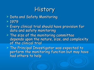 Data and safety monitoring boards | PPT