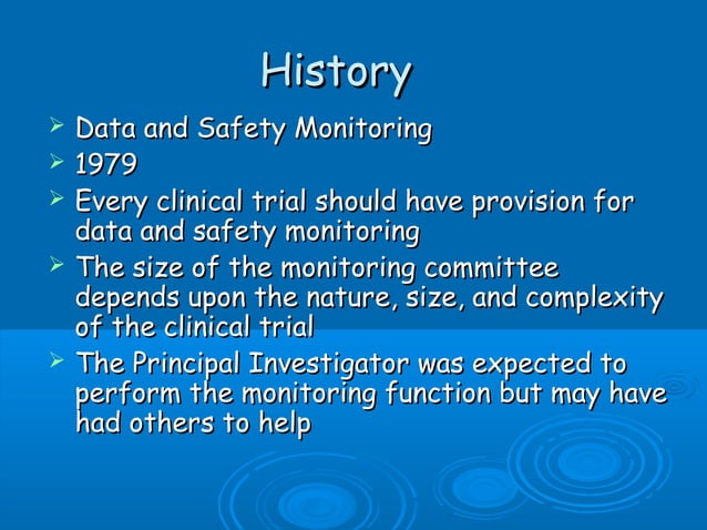 Data and safety monitoring boards | PPT | Genetics | Science