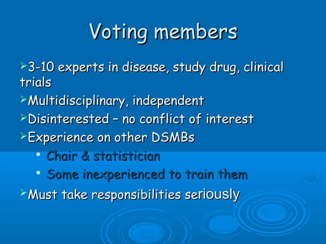 Data and safety monitoring boards | PPT | Genetics | Science