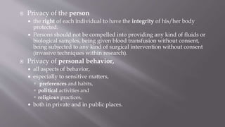 Data and software privacy | PPT