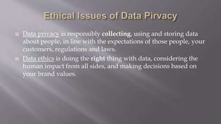 Data and software privacy | PPTX