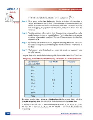 Data and their representations - statistics | PDF