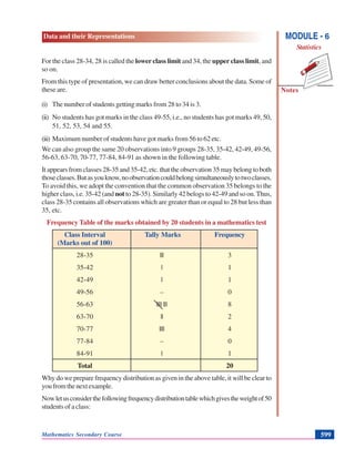 Data and their representations - statistics | PDF