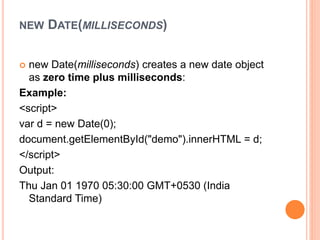 Data and time | PPTX | Web Development | Internet