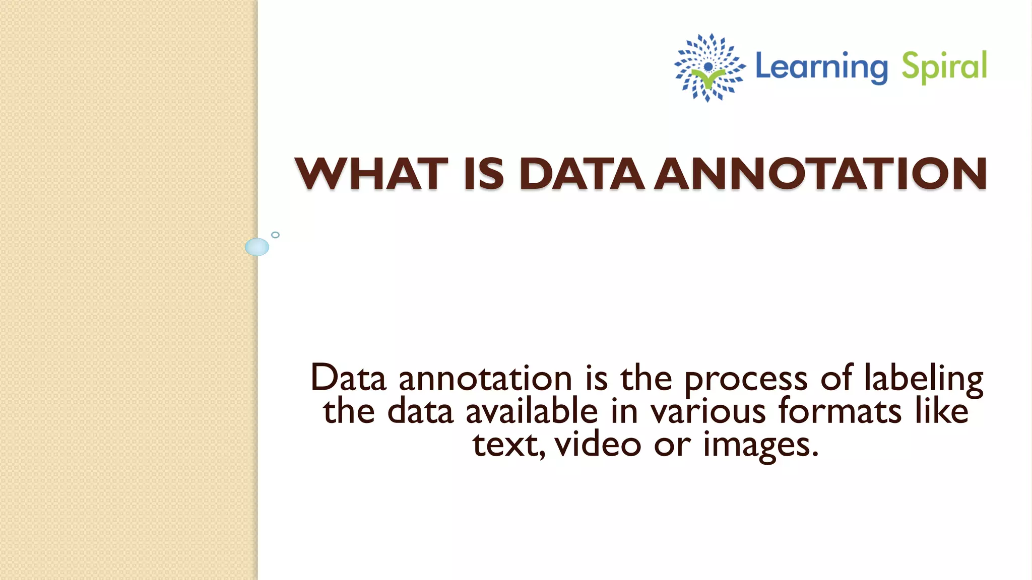 Data annotation company | PPT