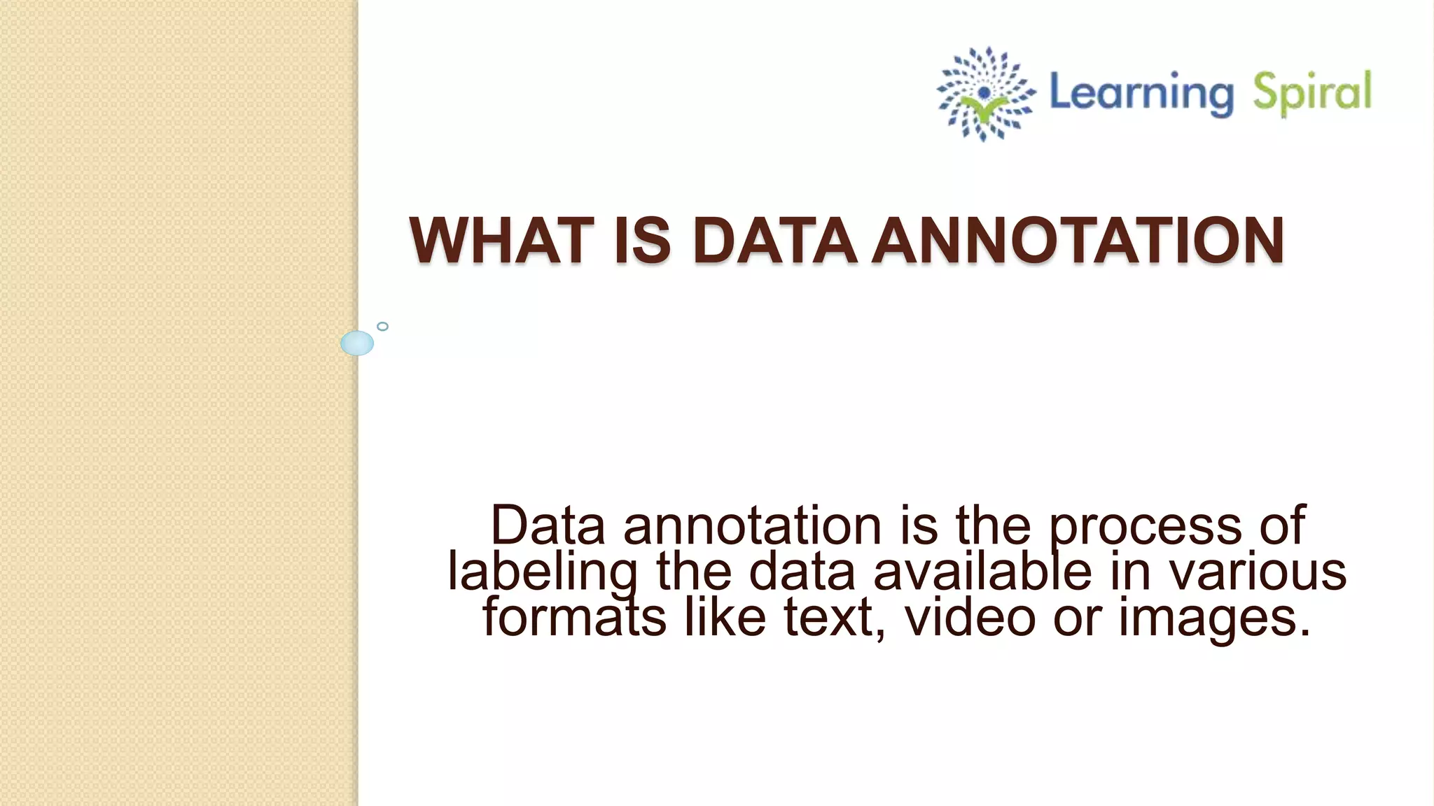 Data annotation company | PPTX