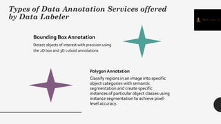 Data annotation services | PPT