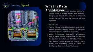 Data Annotation Techniques The Foundation of AI | PPTX