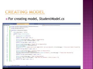 Data annotation validation (ASP.net) | PPTX