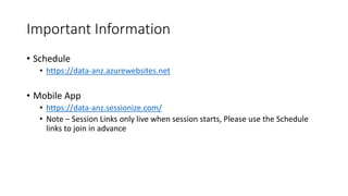 Data ANZ - Using database for ML.NET.pptx