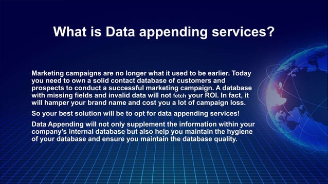 Data Appending Services PPT.pptx