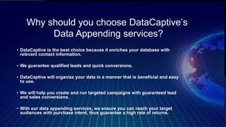 Data Appending Services PPT.pptx