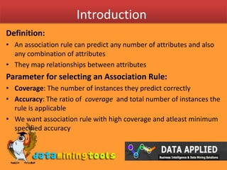 Data Applied: Association | PPT