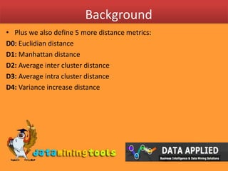 Data Applied: Clustering | PPT