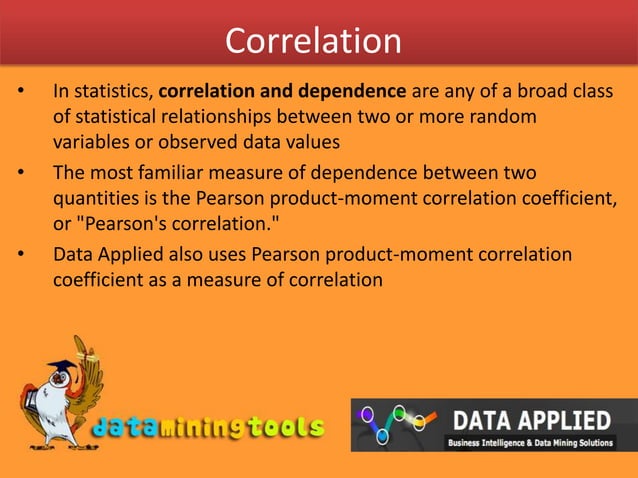 Data Applied: Correlation | PPTX | Physics | Science