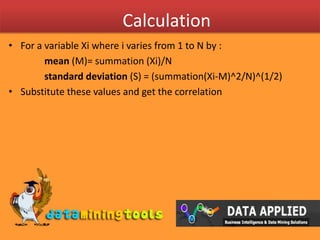 Data Applied: Correlation | PPTX | Physics | Science