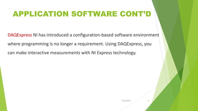 Data Acquisition Systems presentation | PPTX