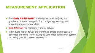 Data Acquisition Systems presentation | PPTX