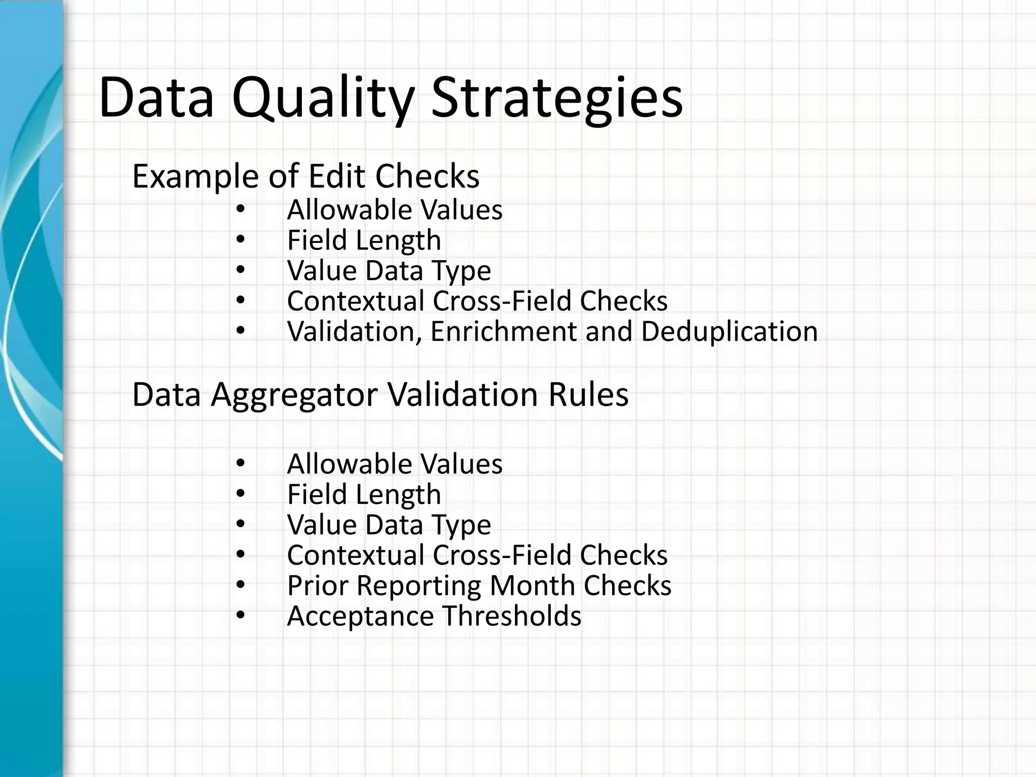 Data architecture around risk management | PPTX