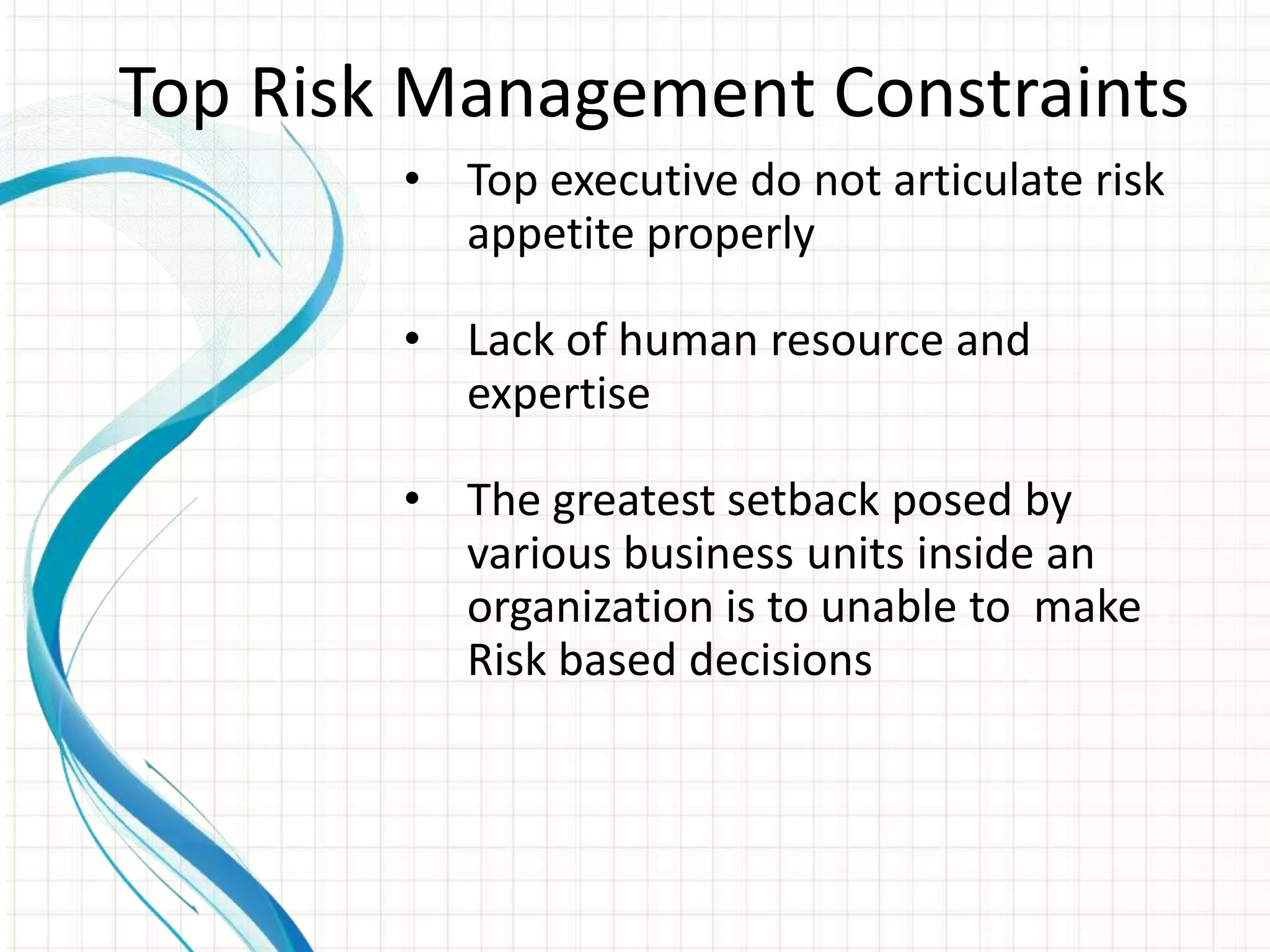Data architecture around risk management | PPTX