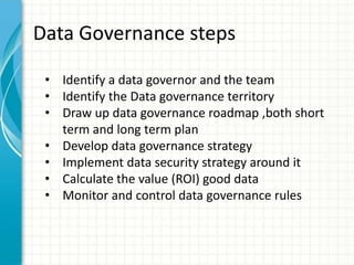 Data architecture around risk management | PPTX
