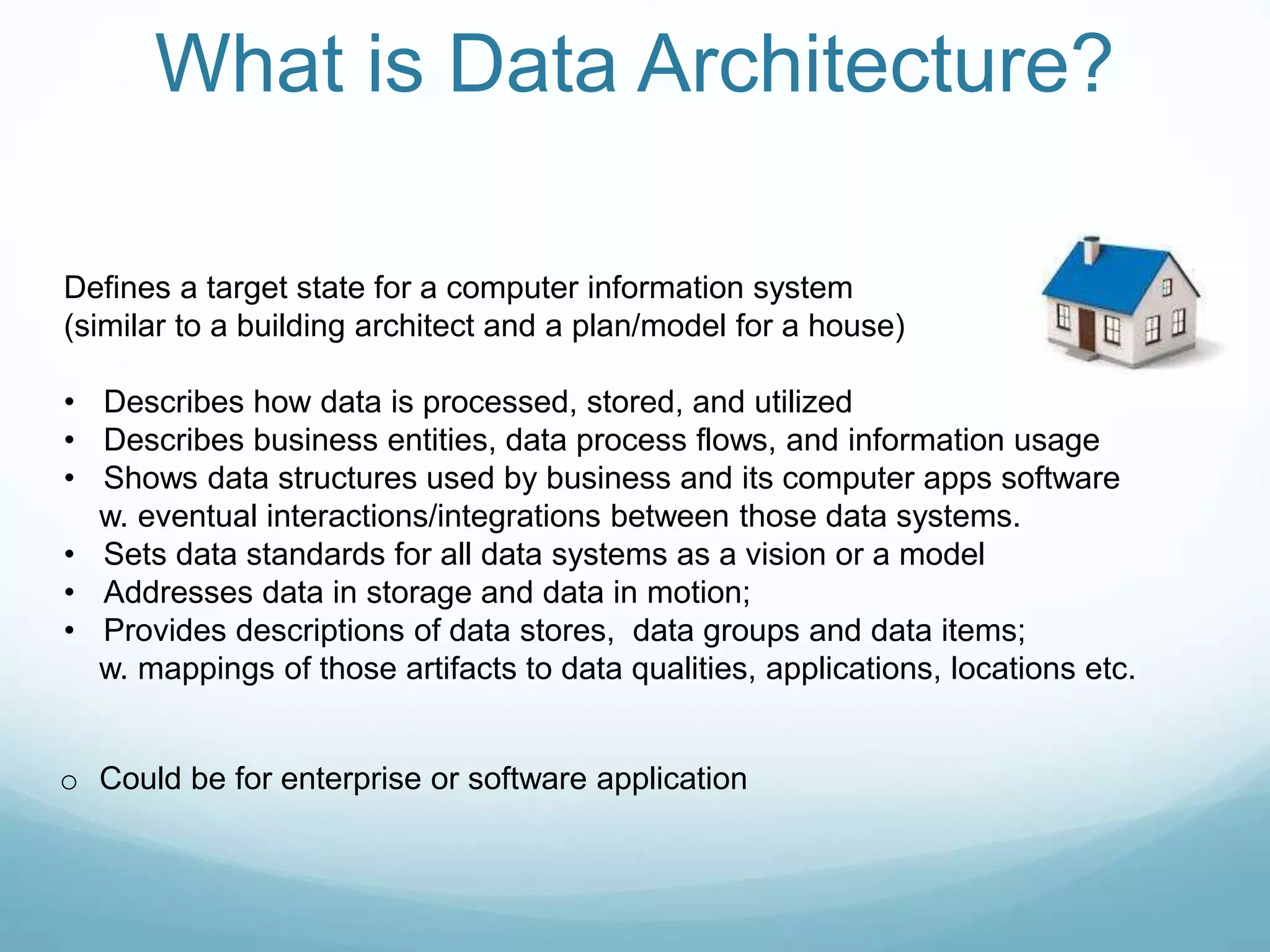 Data Architecture Brief Overview | PPTX