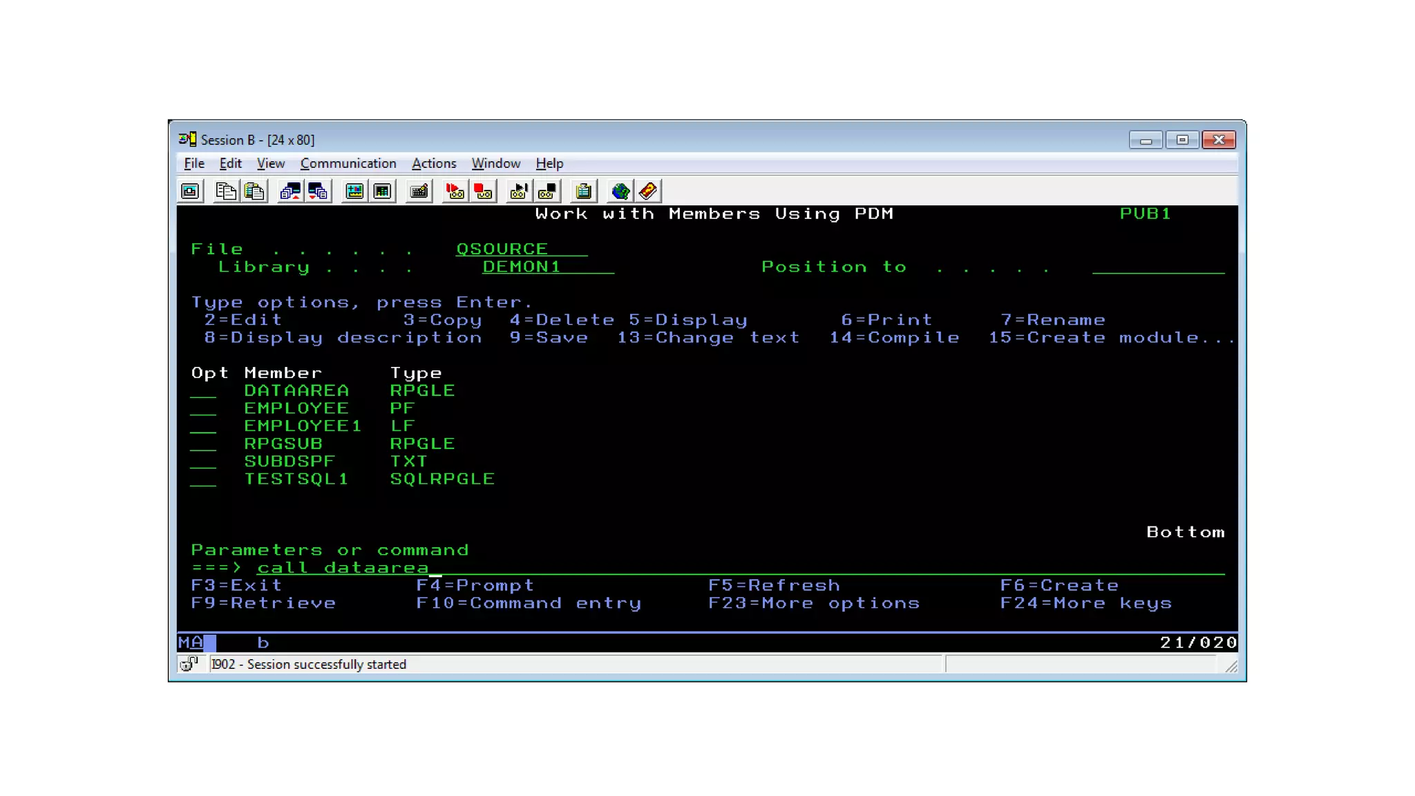 Data area interaction using rpg | PPTX