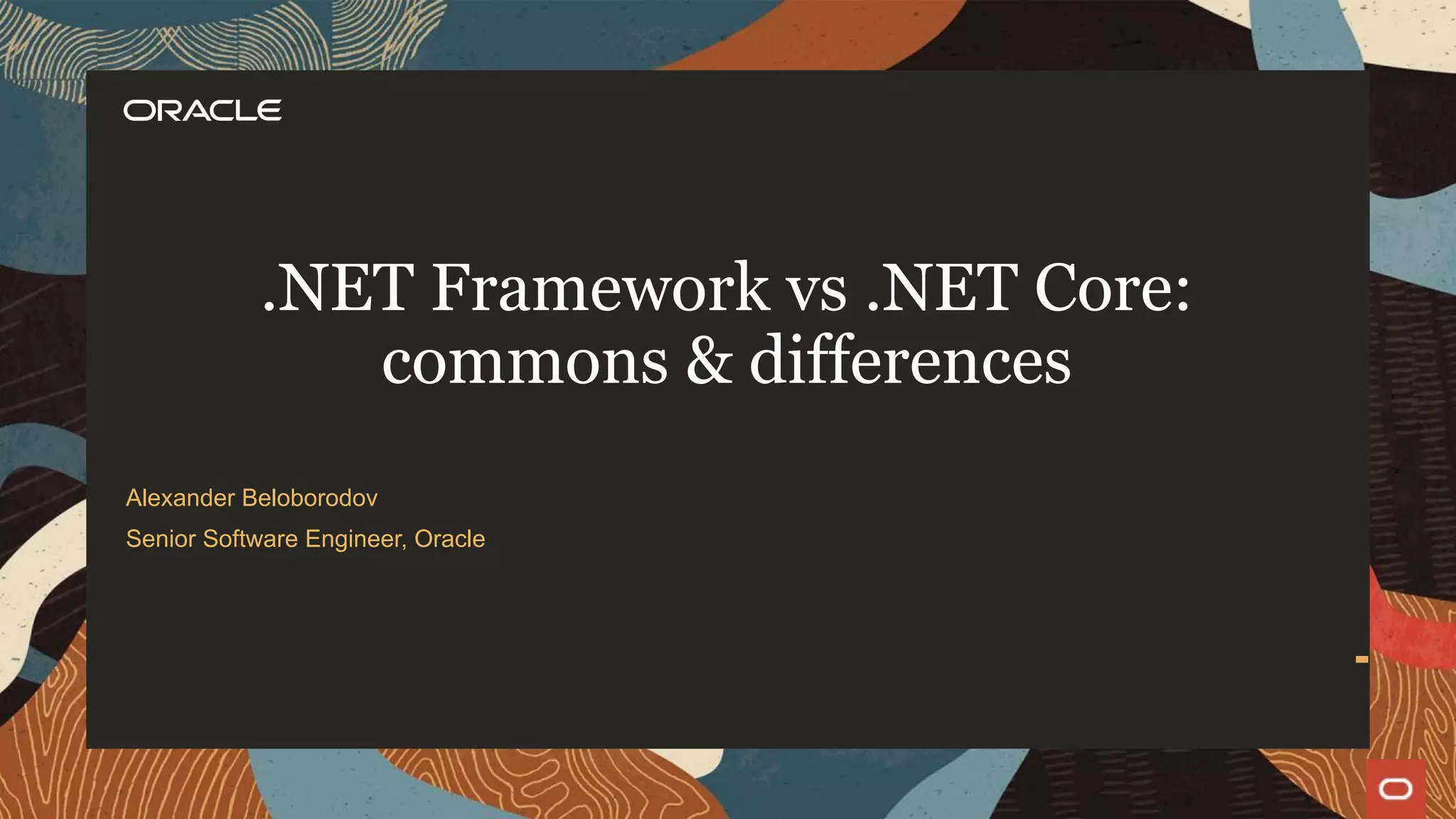 Net Framework Vs Net Core 31 Commons And Differences Ppt 2665