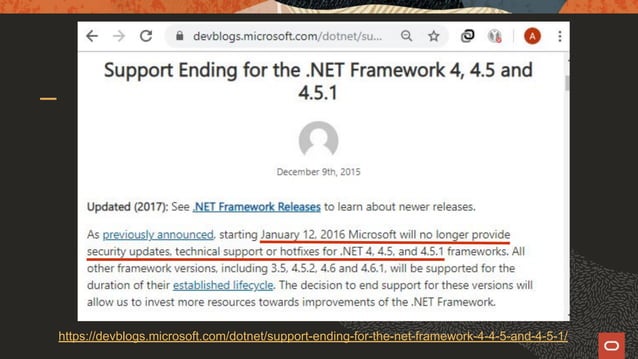 .NET framework vs .net core 3.1 commons & differences | PPT