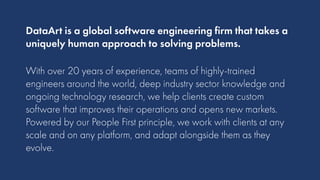 DataArt Custom Software Engineering with a Human Approach | PPT