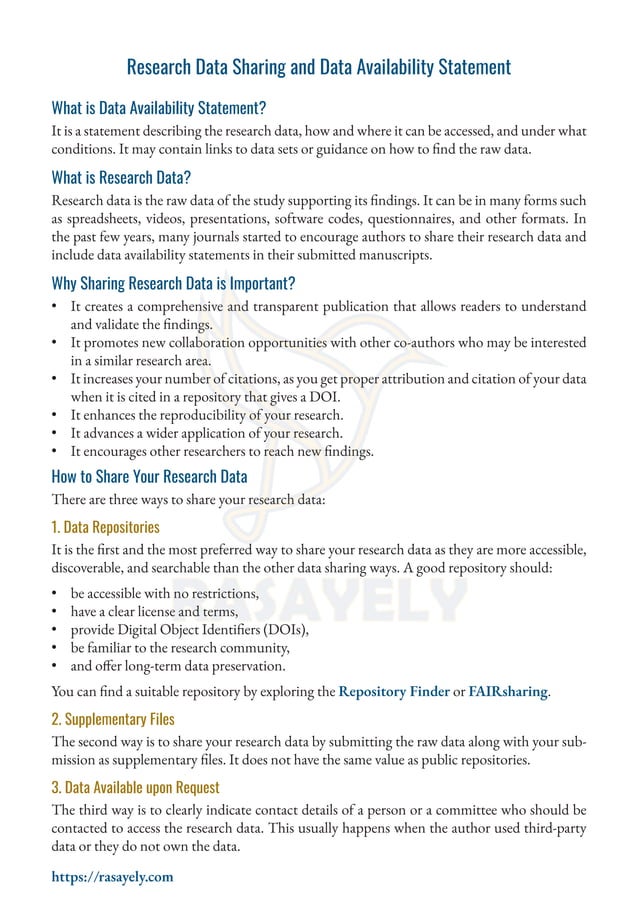 Data availability | PDF