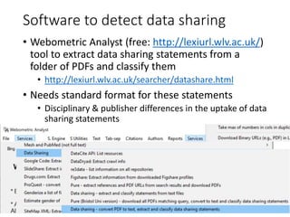 Data availability and feasibility of validation – A genomics case study | PPT