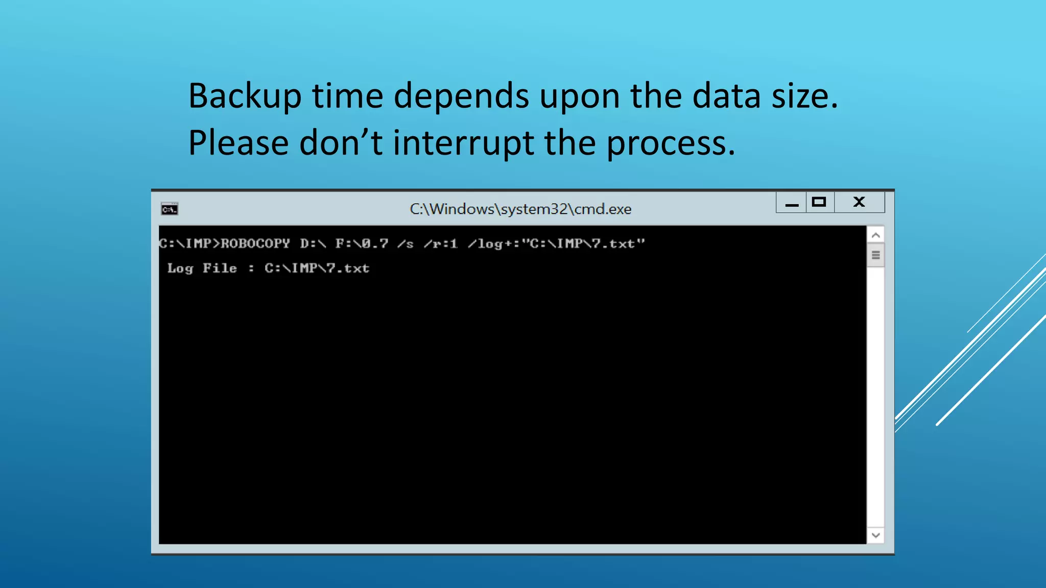 Data backup and recovery process | PPT