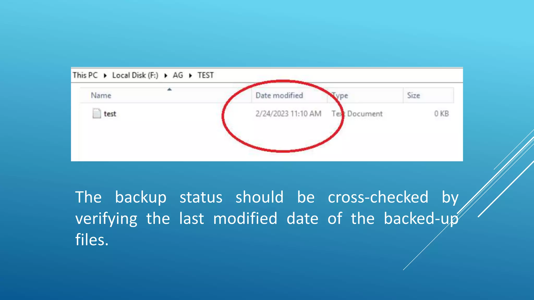 Data backup and recovery process | PPT