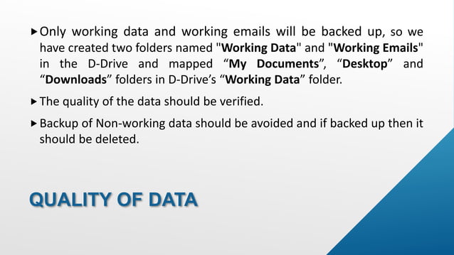 Data backup and recovery process | PPT