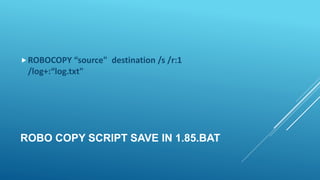 Data backup and recovery process | PPT