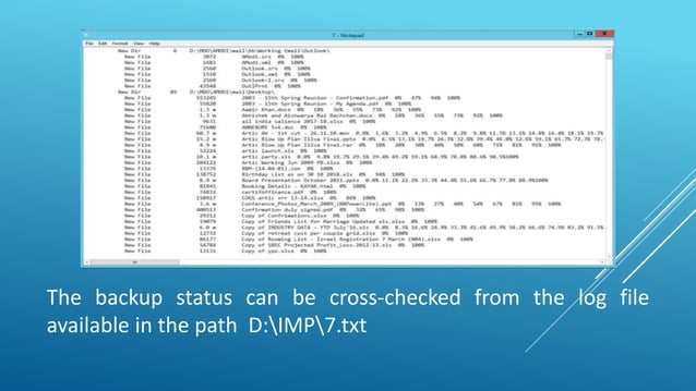 Data backup and recovery process | PPT