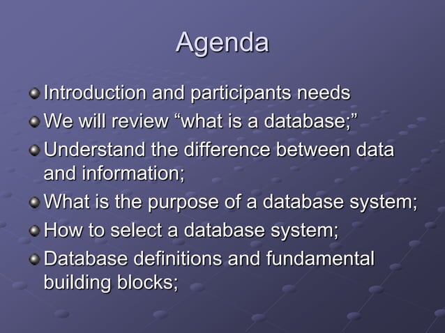 Fundamentals of Database Design | PPTX