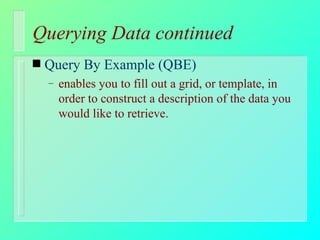 Database | PPT