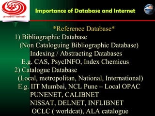 Importance of Database in Library | PPT