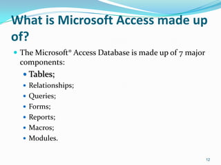 Database | PPTX | Databases | Computer Software and Applications